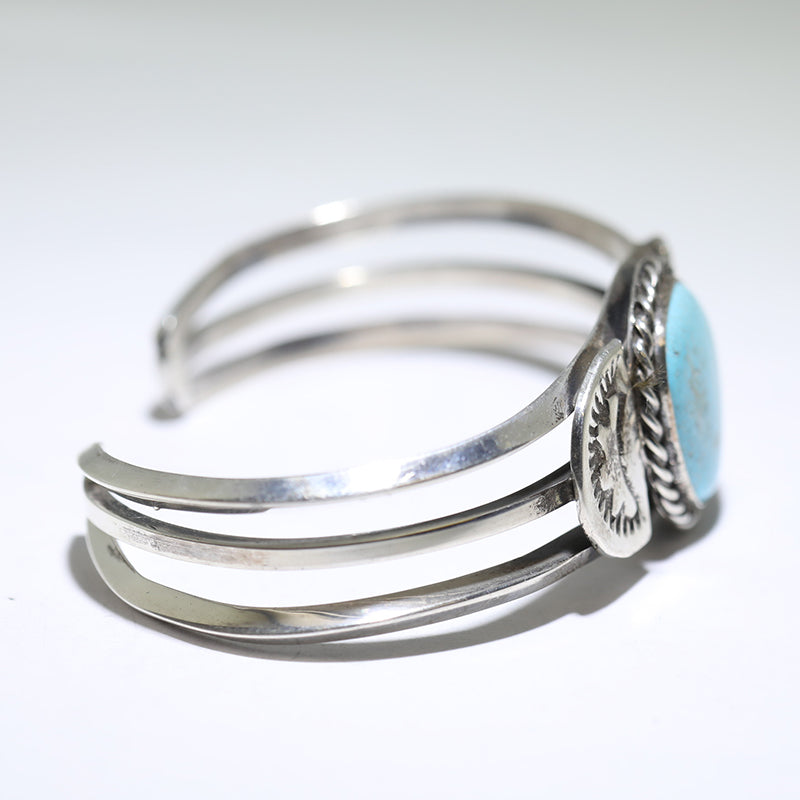 Kingman Bracelet by Robin Tsosie 5-1/4" – Gallup Trading