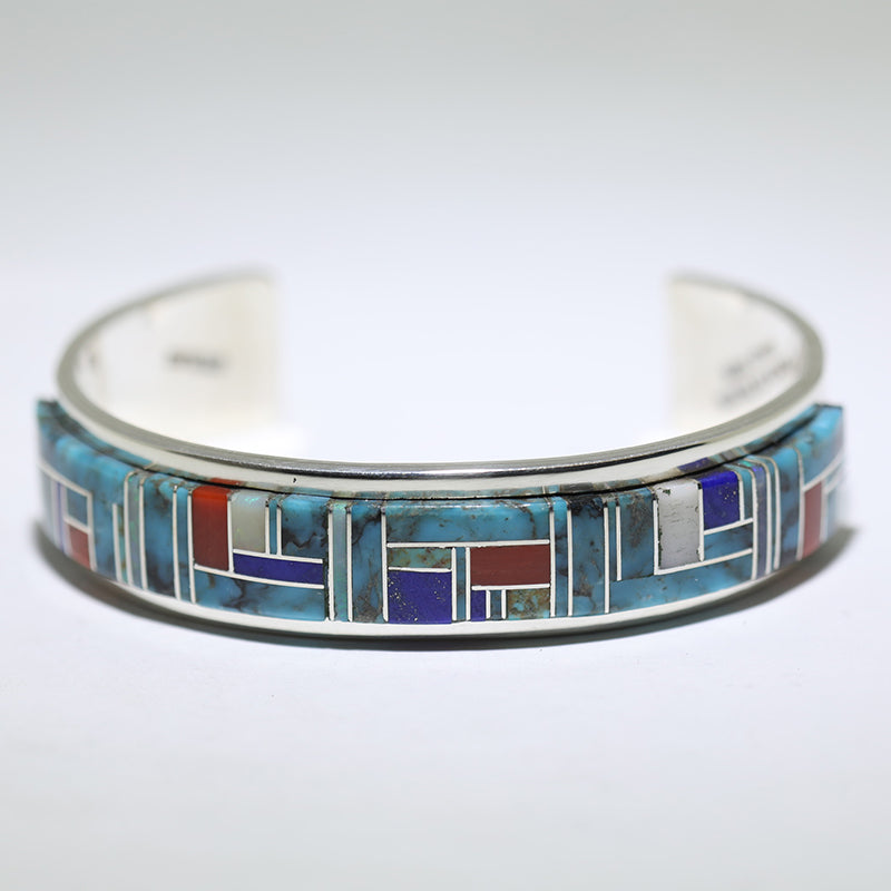 Inlay Bracelet by Patricia & Edward Becenti 5-3/4" – Gallup Trading