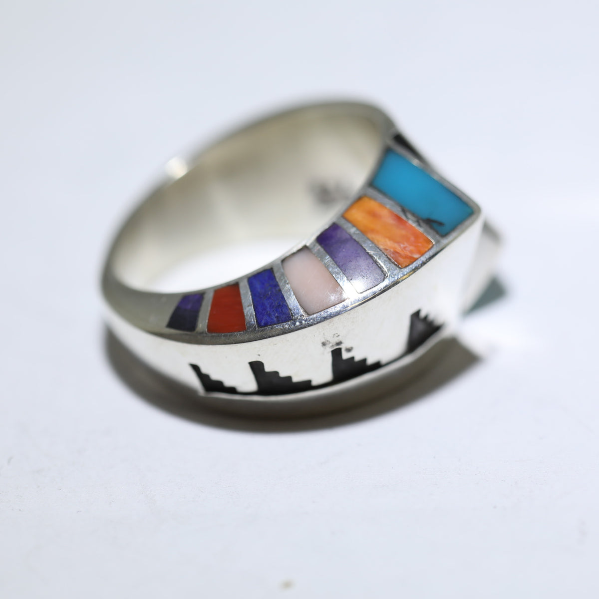 Inlay Ring by Lonn Parker – Gallup Trading