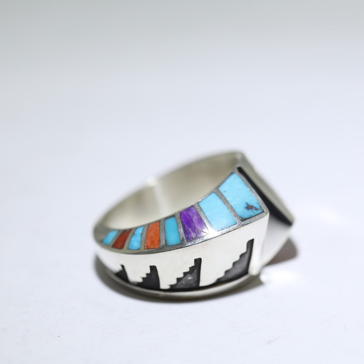 Inlay Ring by Lonn Parker – Gallup Trading