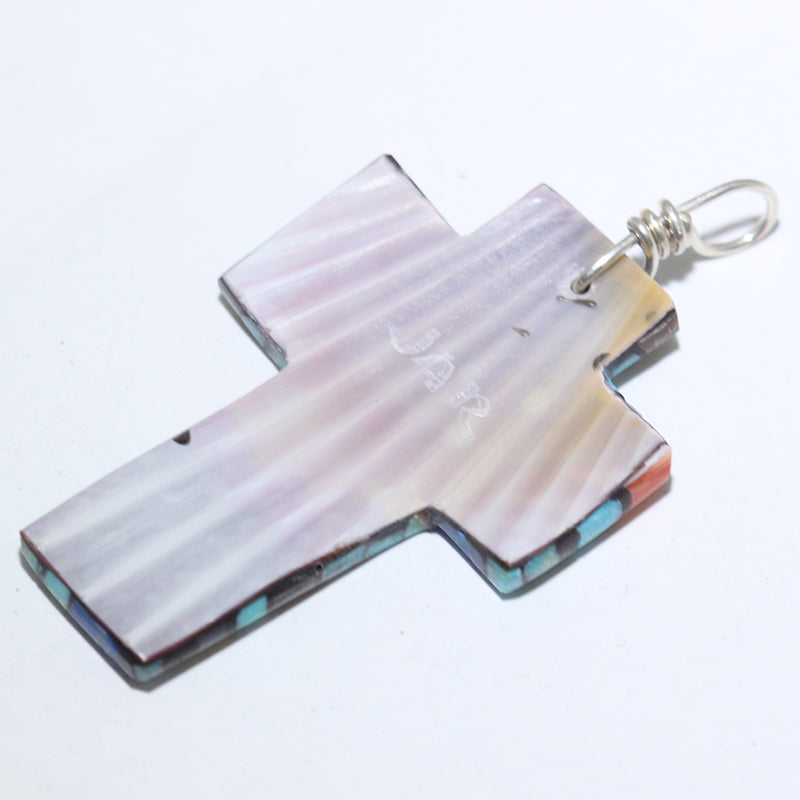 Mosaic Pendant by Joe & Angie Reano – Gallup Trading