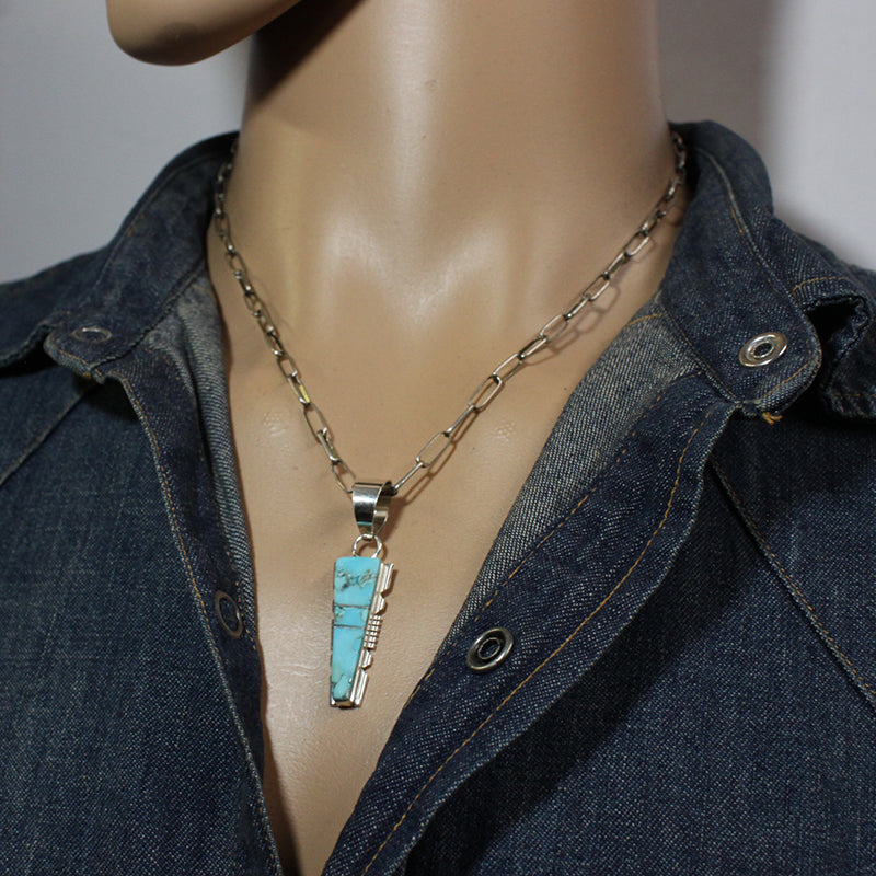 Inlay Pendant by Navajo – Gallup Trading