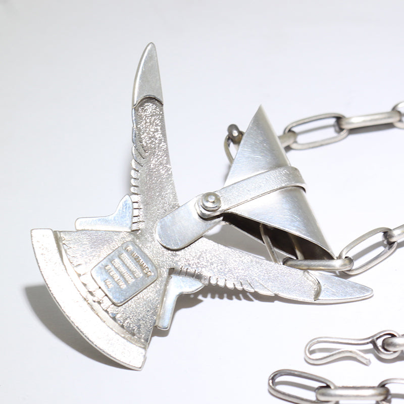 Eagle Necklace by Ray Winner – Gallup Trading