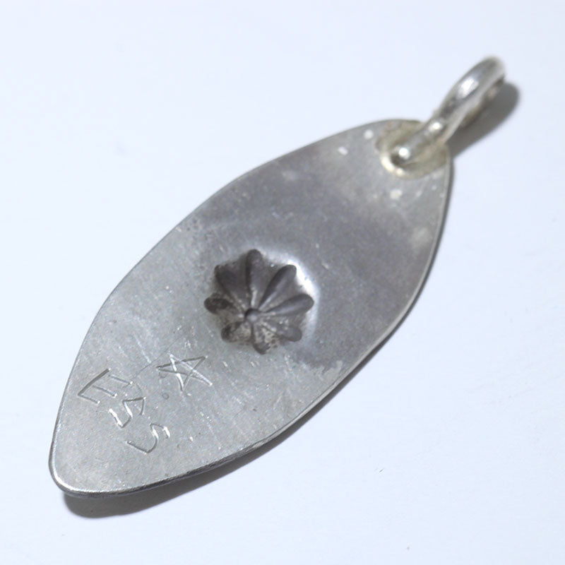 Silver Pendant by Eddison Smith – Gallup Trading