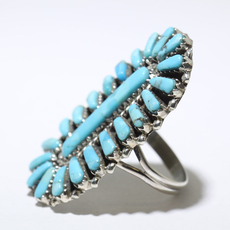Turquoise Ring by Jason Benally – Gallup Trading