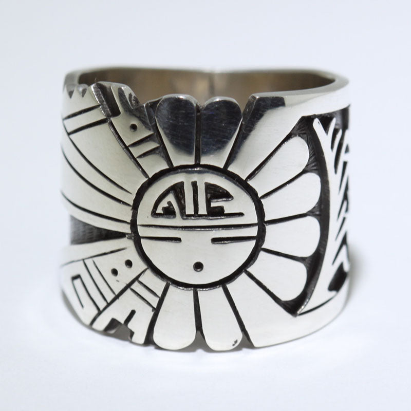 Sunface Ring by Berra Tawahongva size 10 Gallup Trading