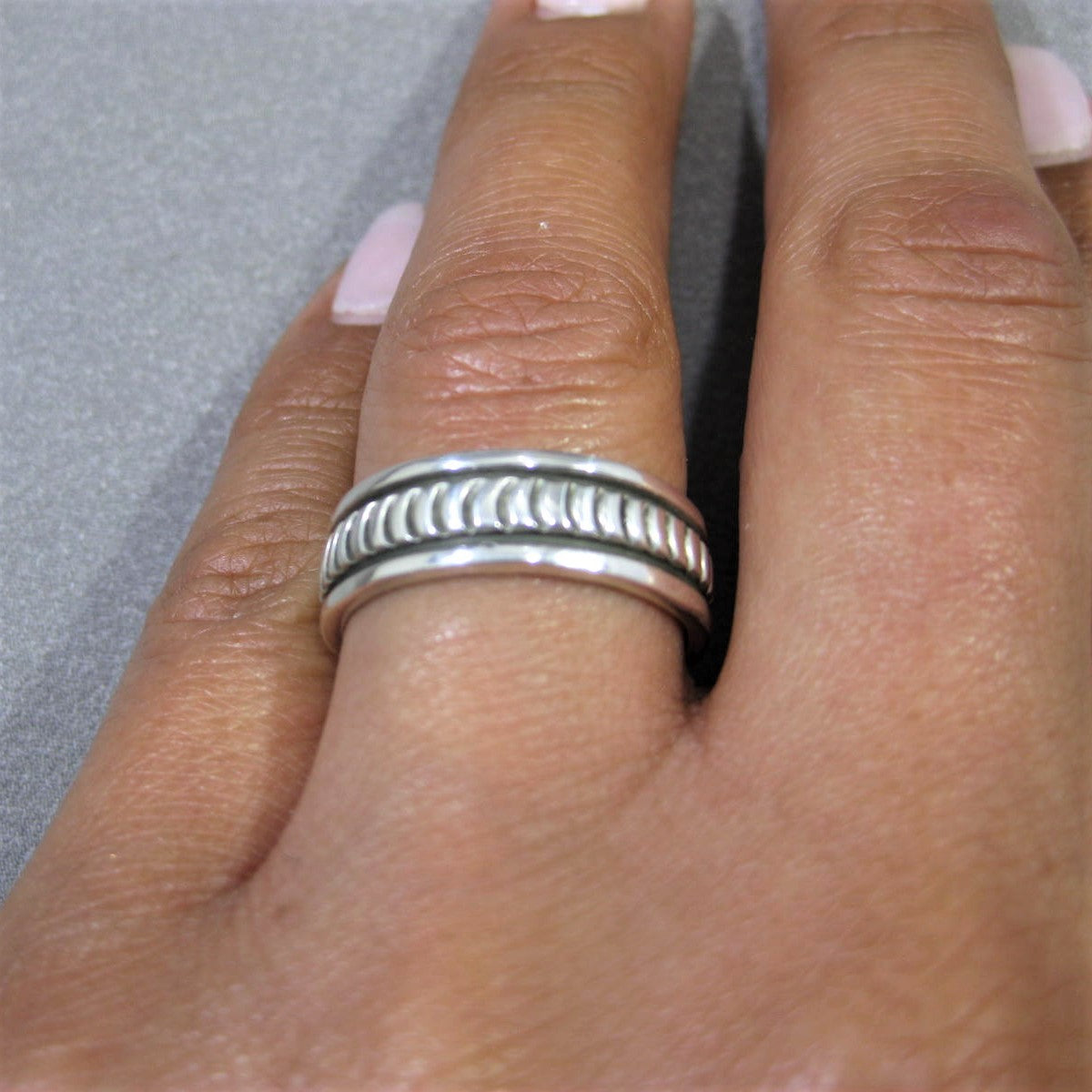 Silver Ring by Bruce Morgan – Gallup Trading